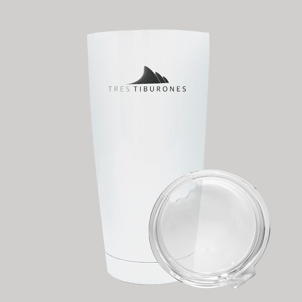Termo Vaso Térmico 20 Oz Blanco Personalizable Logo – Mimerx