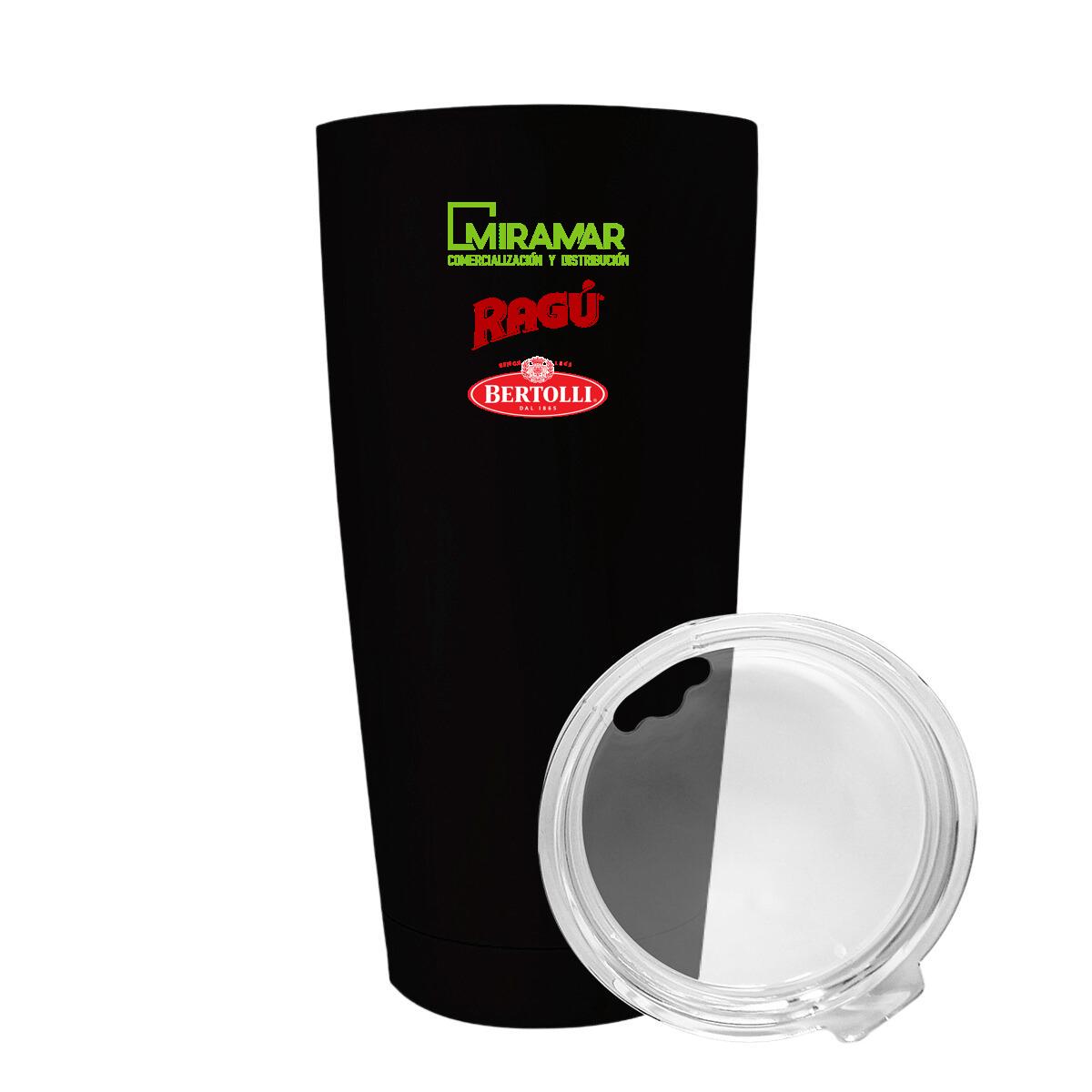 Termo Vaso Térmico 20 Oz Negro Personalizable Logo – Mimerx